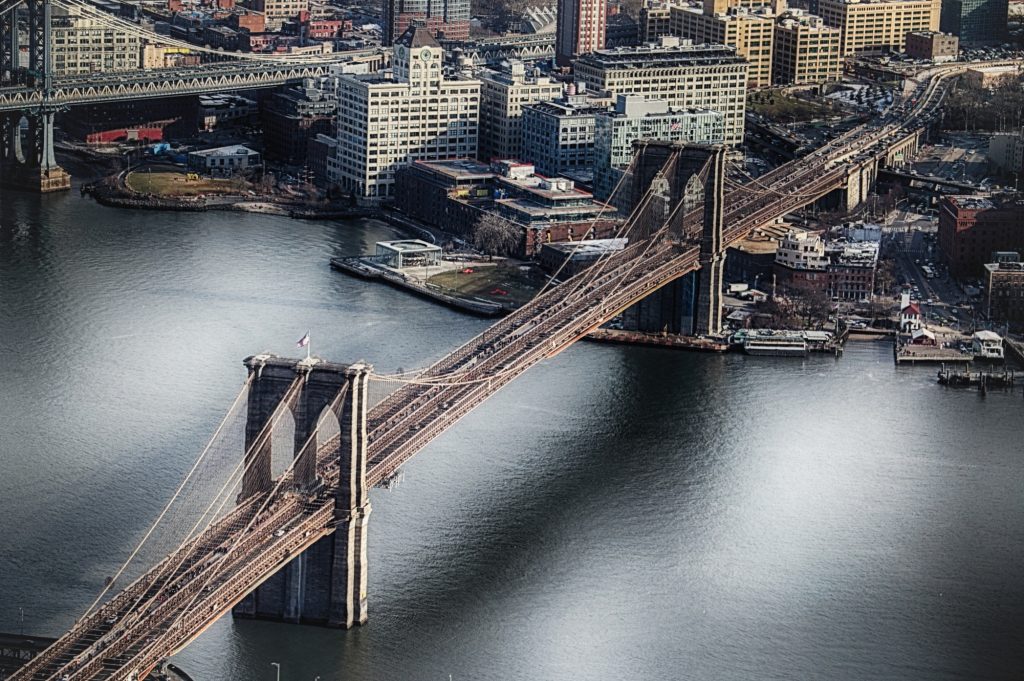 Brooklyn Bridge from One World Trade Center